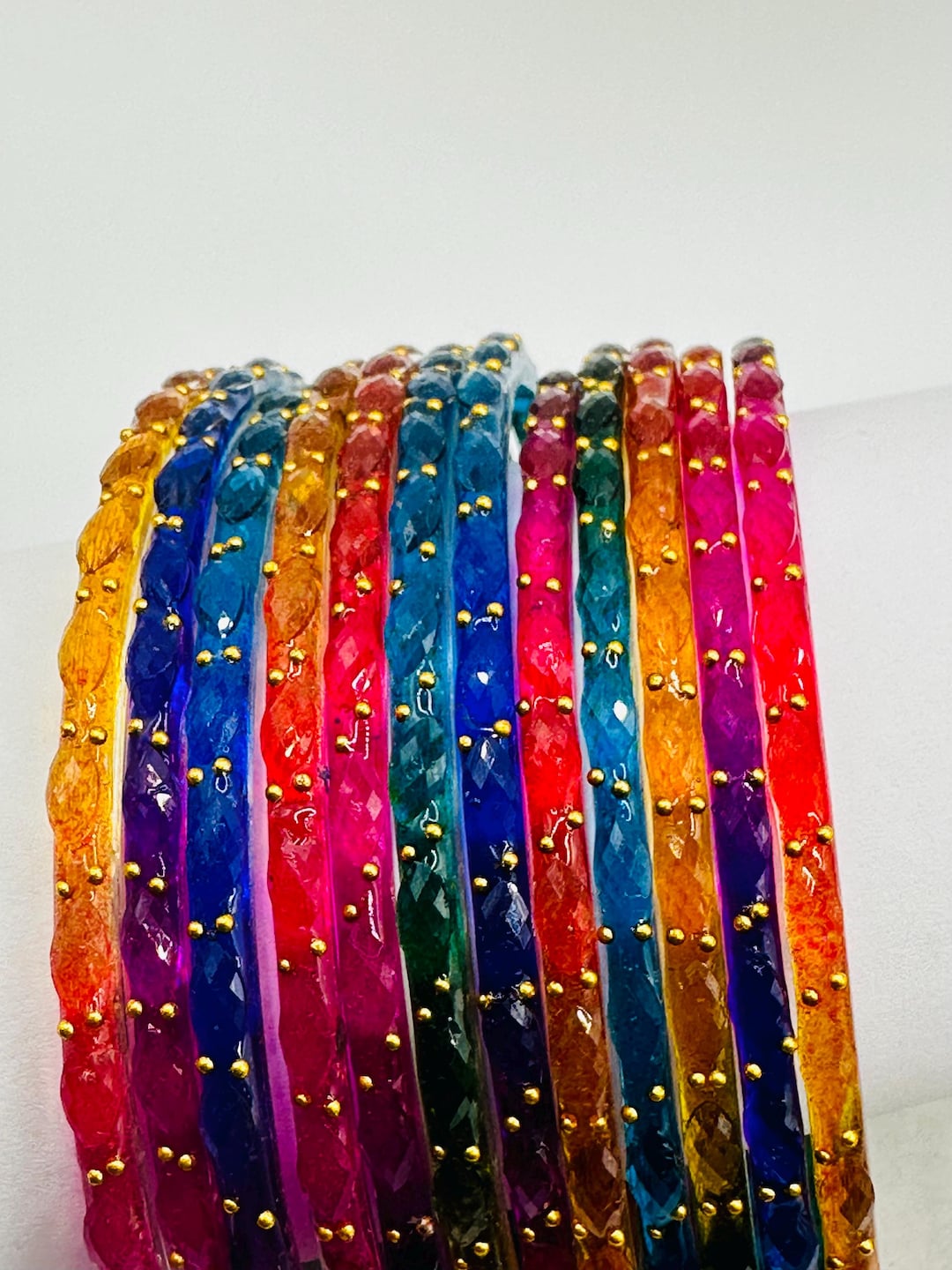 Glass Rain Drop Bangles ,indian Baby Shower Bangles - Etsy