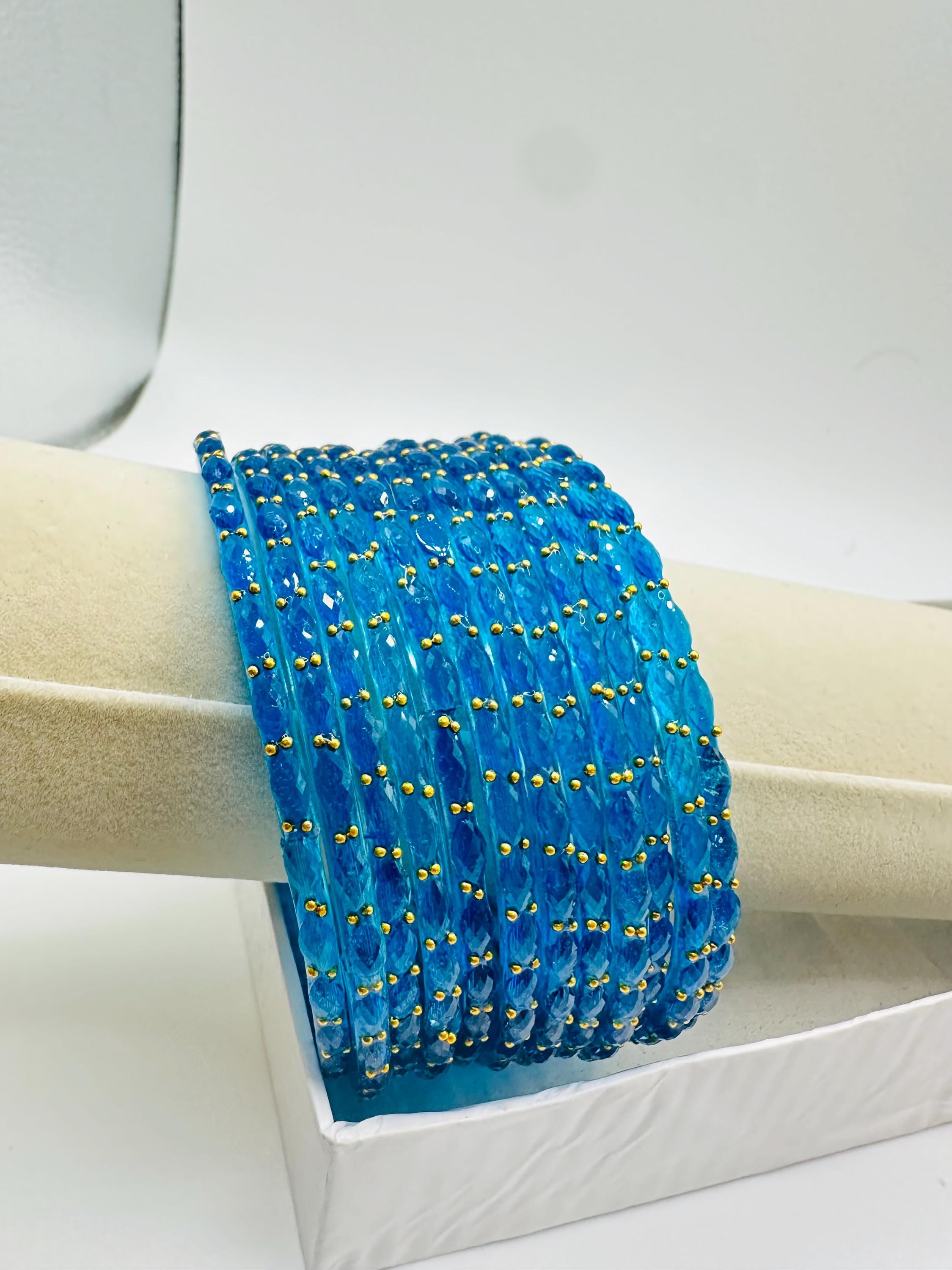 Glass Rain Drop Bangles ,indian Baby Shower Bangles - Etsy