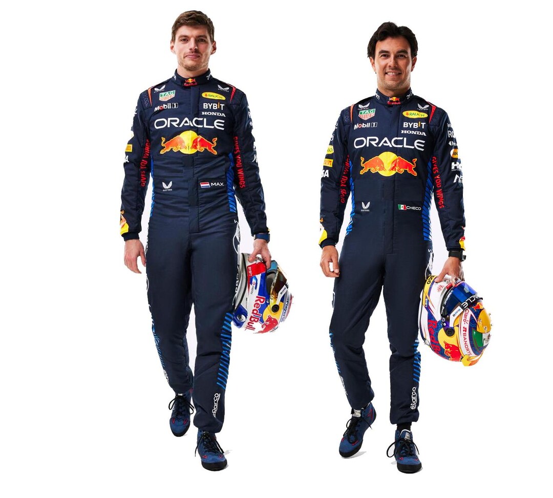 Go Karting Suit Red Bull Suit 2024 F1 Racing Suits With Digital ...