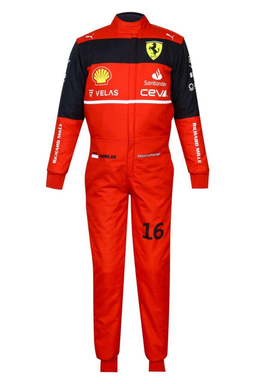 Go Karting Suit Ferrari Suit F1 Racing Suits With Digital Sublimation ...
