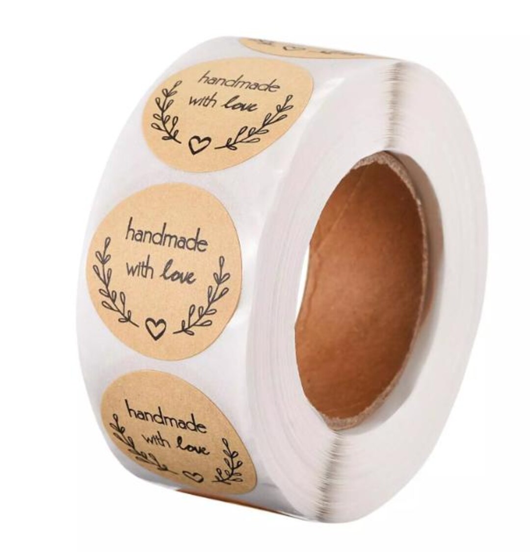 50 Packing Label Stickers Customize Made With Love Stickers Packing ...