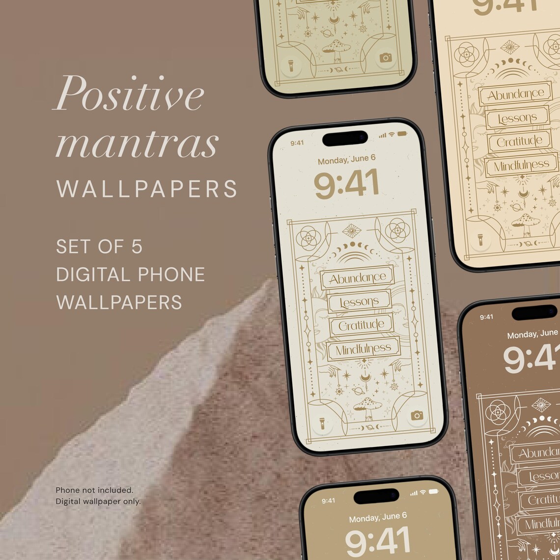 Phone Wallpaper Positive Mantras, Vision Board Words, Affirmations ...