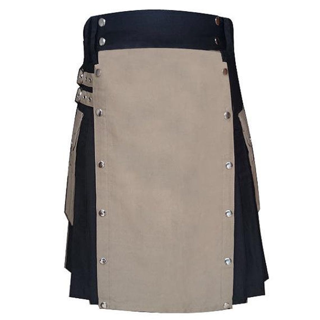 Two Tone Hybrid Kilt Hand Made Custom Kilt - Etsy