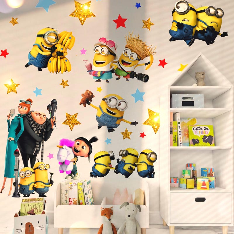 Minion Wall Mural - Etsy