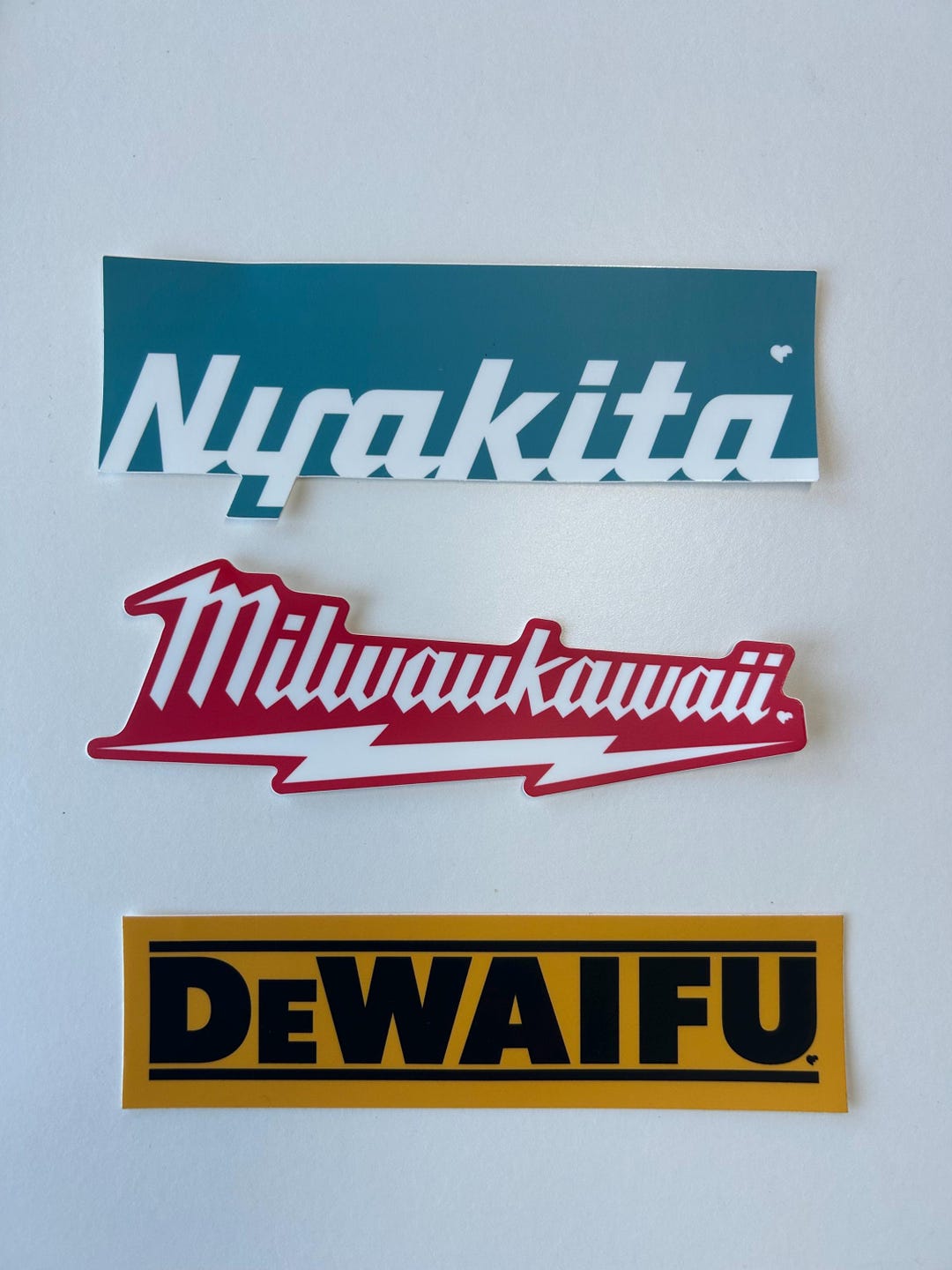 3 Pack Parody Power Tool Bumper Stickers – Otaku & Fandom-inspired ...