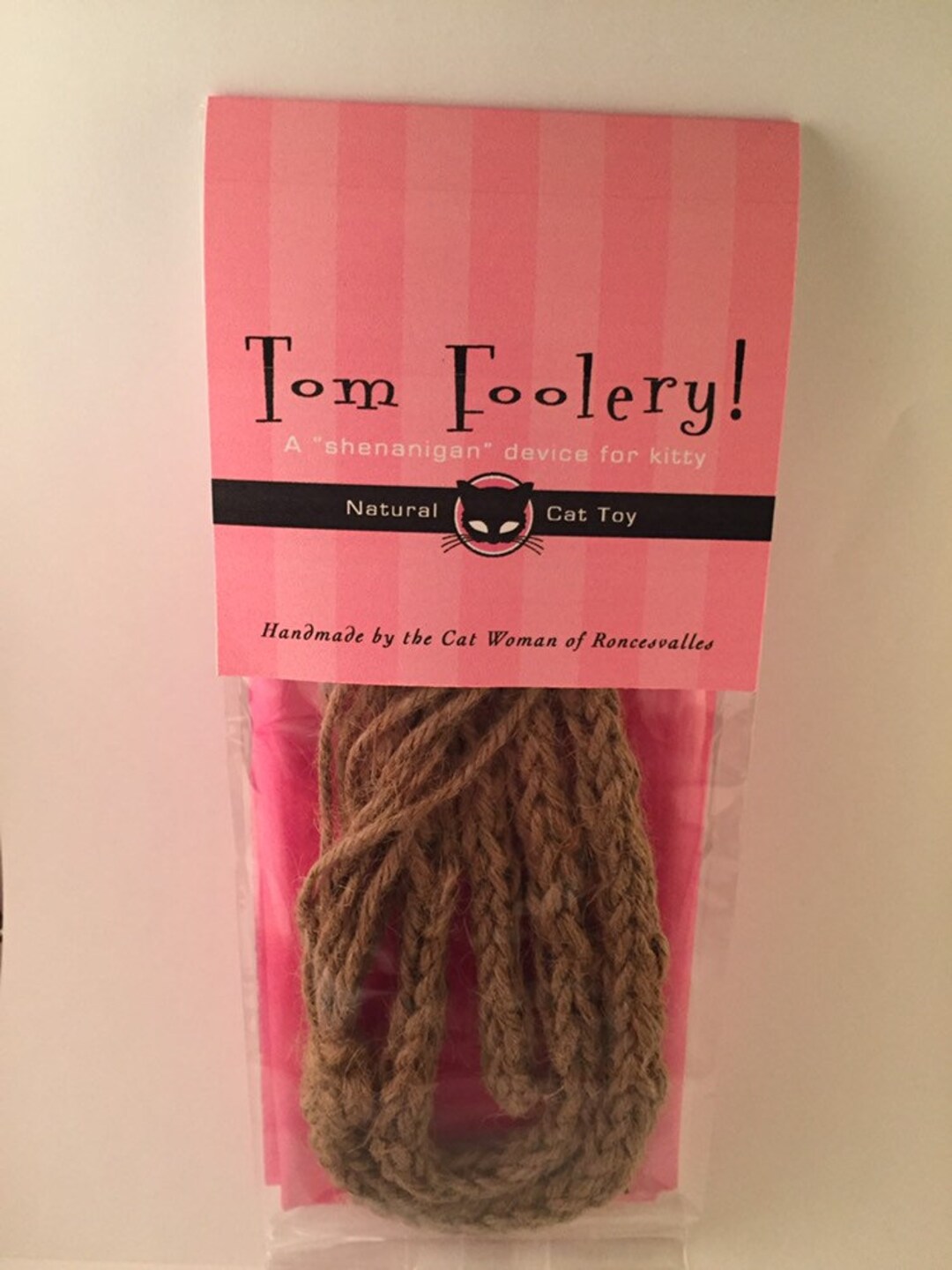 Tom Foolery a Handmade Twine Cat Toy by the Cat Woman of Roncy Free ...