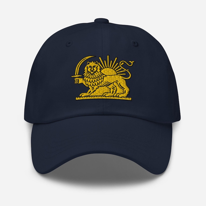 Persian Lion and Sun Hat – Embroidered Dad Cap - Etsy