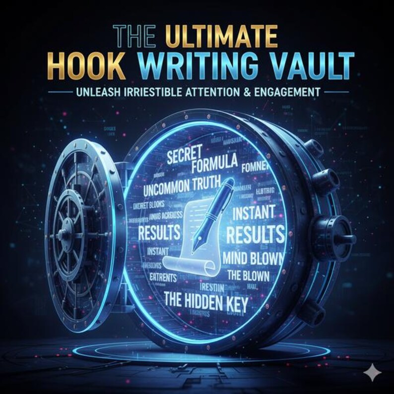 The Ultimate Hook Writing Vault - Etsy