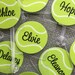 Tennis Bag Tag Tennis Name Tag Kids Bag Tag Tennis Party Favor Tennis ...