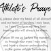 Volleyball Athlete's Prayer Printable (PDF Download) - Etsy