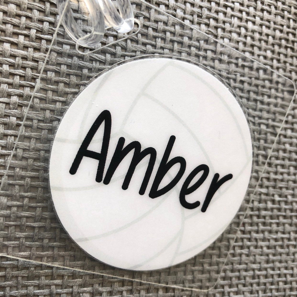 Volleyball Gift Volleyball Bag Tag Volleyball Party Favor | Etsy