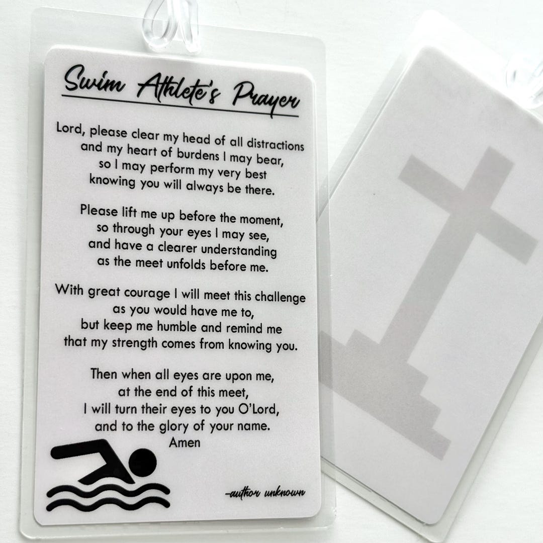 Swim Team Gifts |swimming Bag Tags | Swim Team Name Tags | Prayer Bag ...