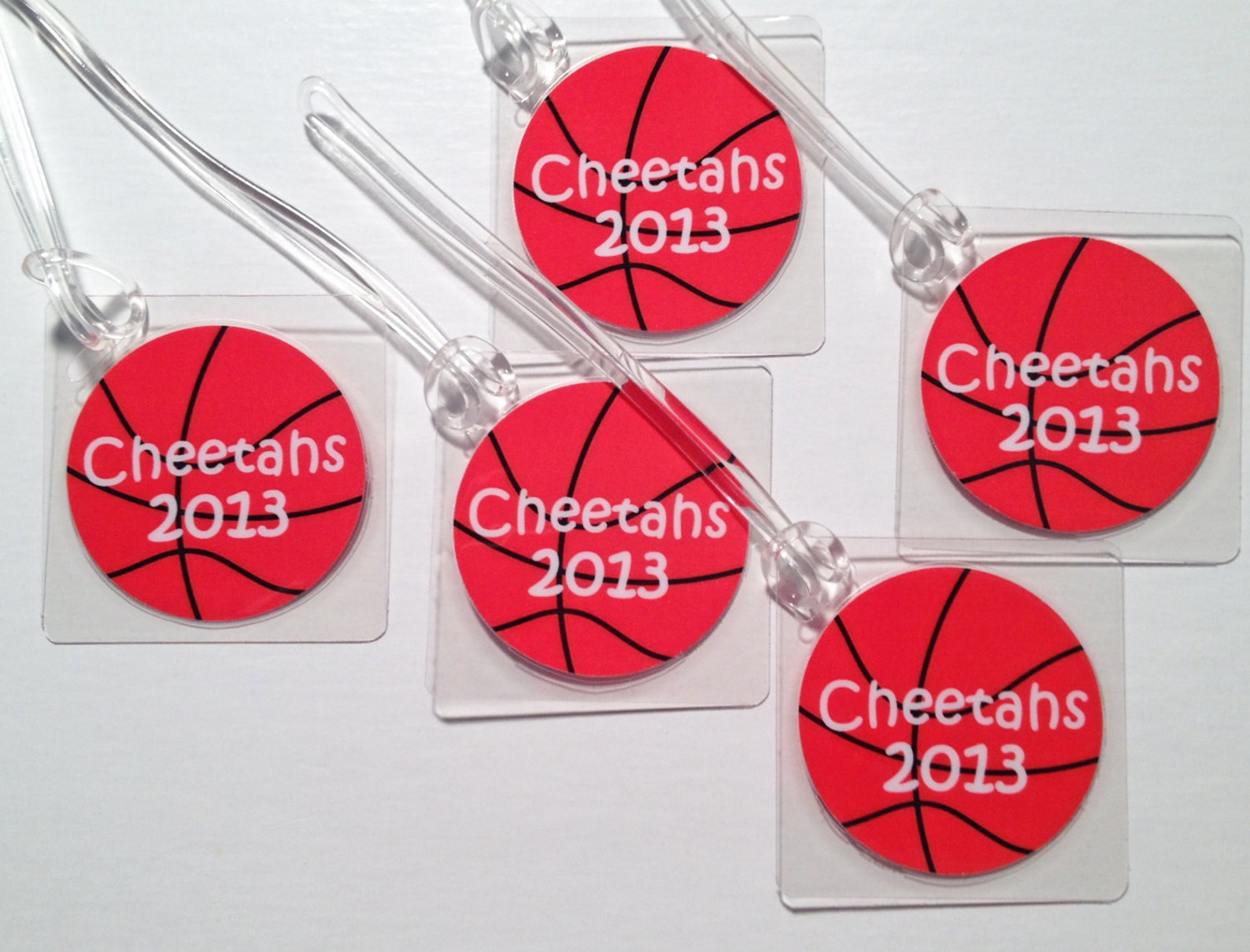 Basketball Bag Tags Set Basketball Team Bag Tags Basketball | Etsy