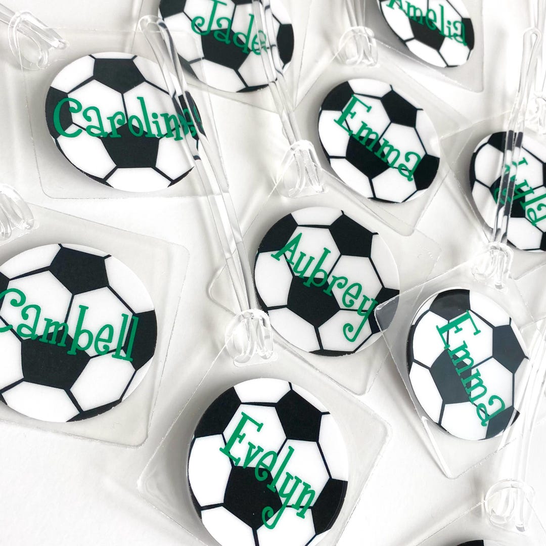 Personalized Soccer Ball Bag Tag: Team Gifts - Etsy