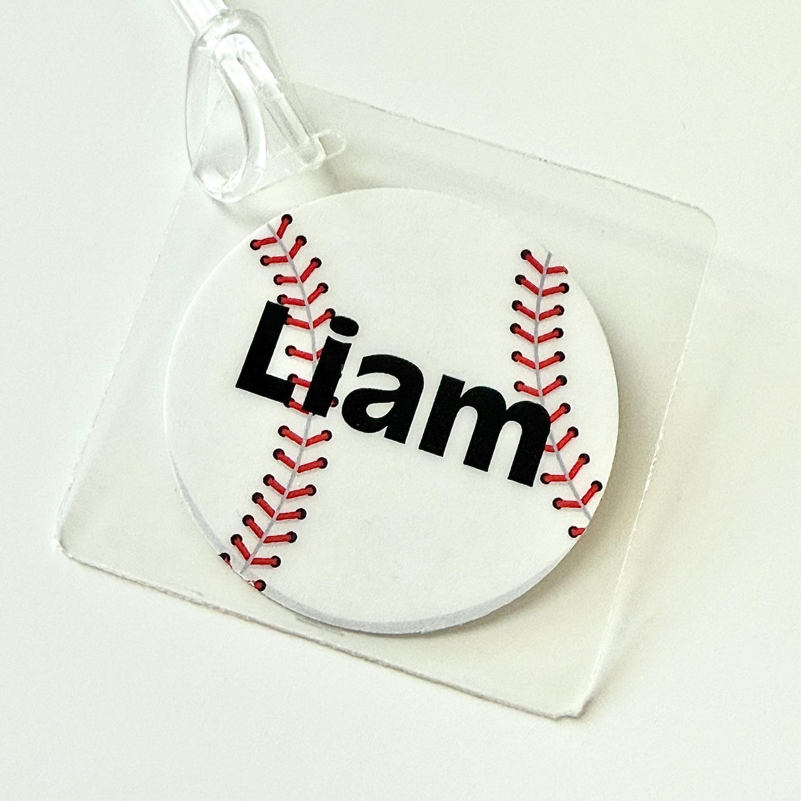 Baseball Bag Tag, Personalized Baseball Team Bag Tags for Players and ...
