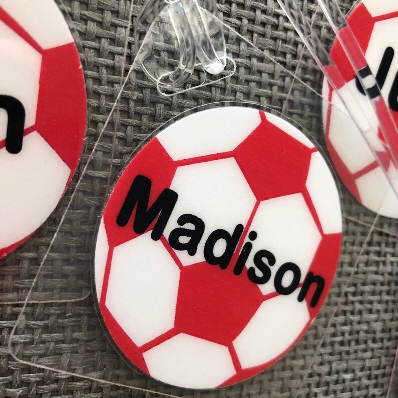 Soccer Team Tags Soccer Gifts Bulk Orders of 8 - Etsy
