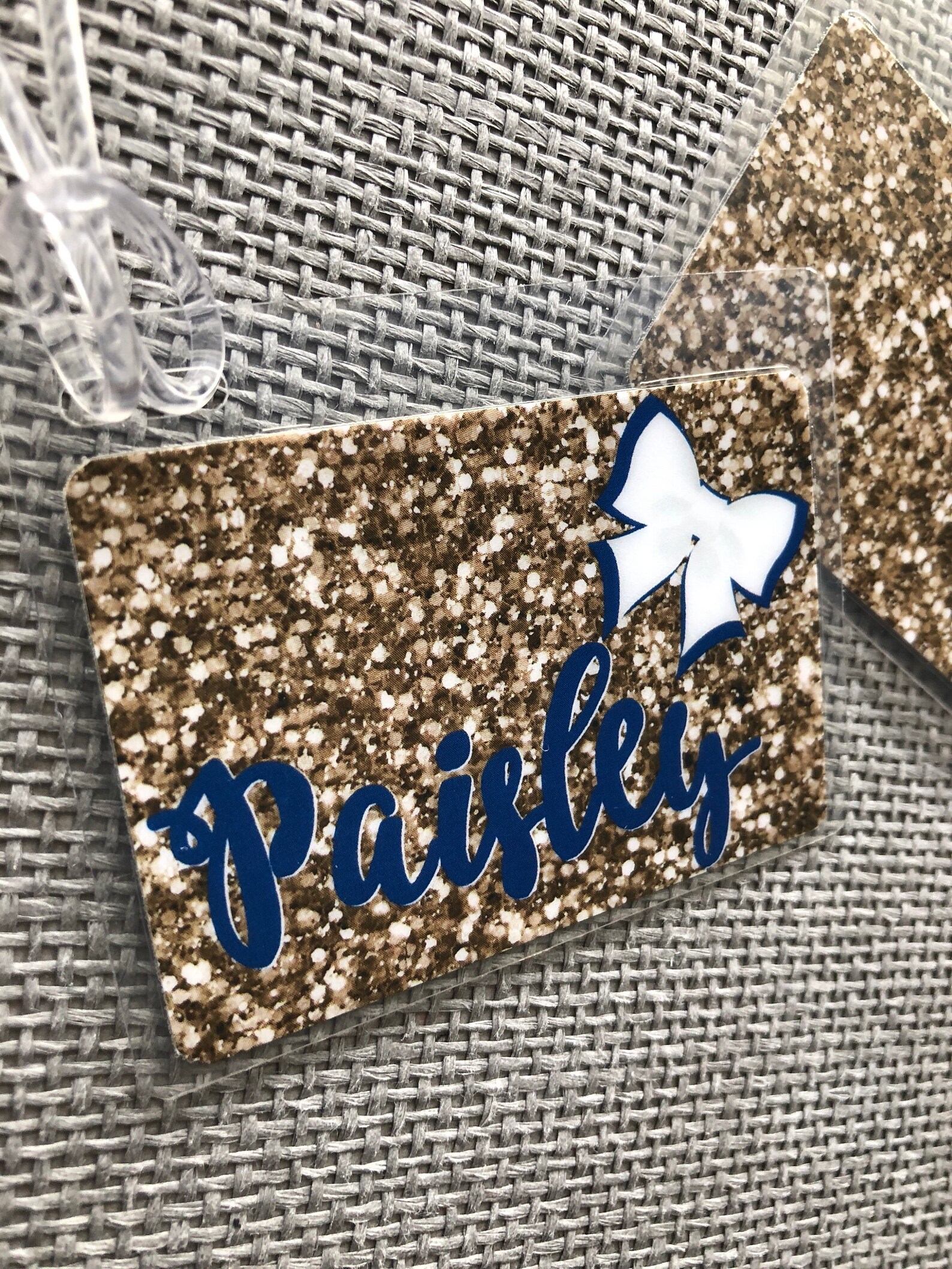 Competition Cheer Bag Tag Cheer Team Gift Personalized Cheerleader Gift ...