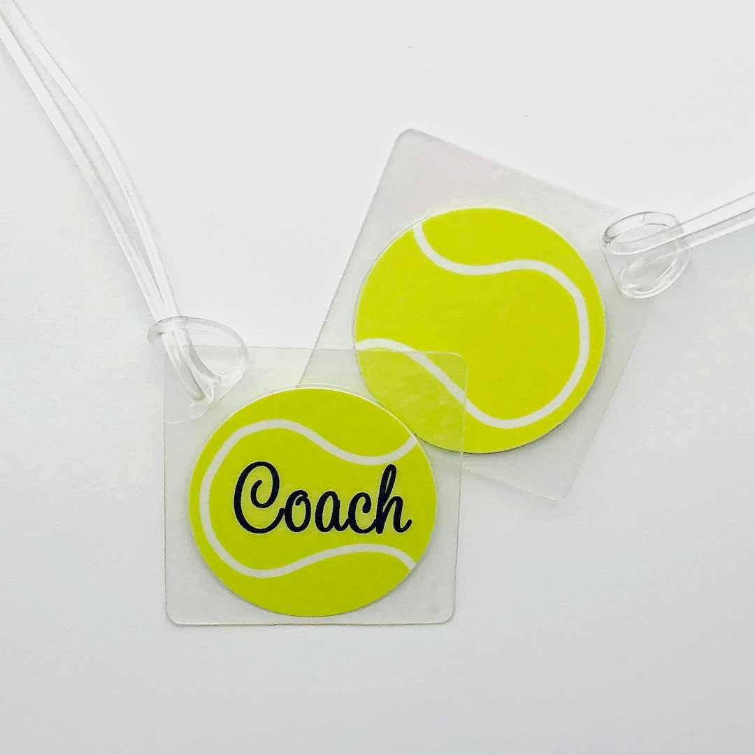 Tennis Ball Bag Tag - Etsy