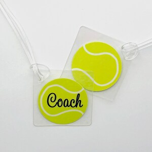 Tennis Ball Bag Tag | Etsy