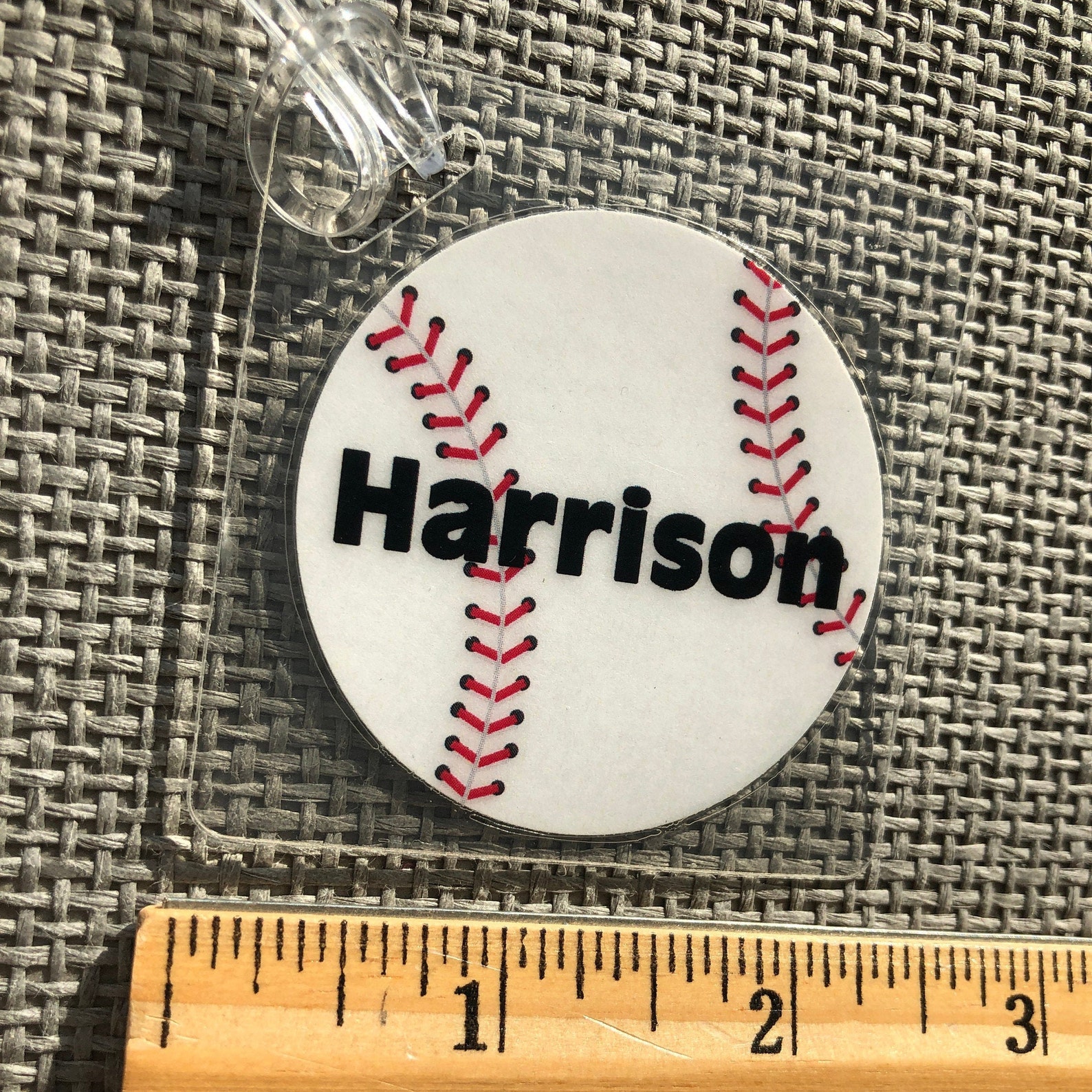 Baseball Name Tag, Baseball Bag Tag, Baseball Party Favor, Baseball ...