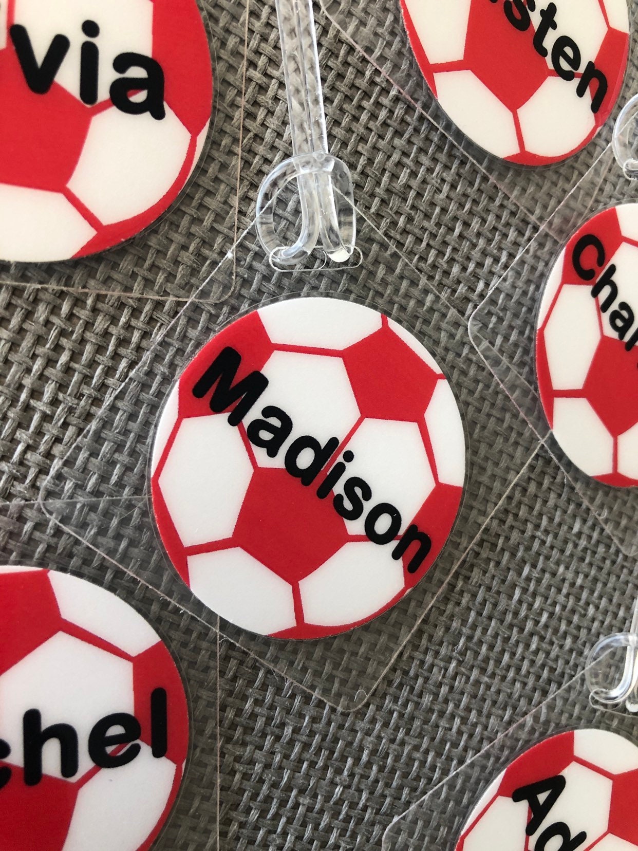 Soccer Bag Tag Soccer Team Party Soccer Gift Soccer Coach | Etsy