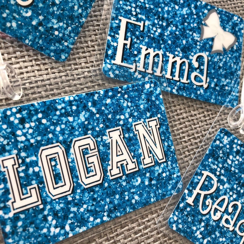 All Star Cheer Tags Competition Cheer Bag Tags Cheer Bow Bag - Etsy