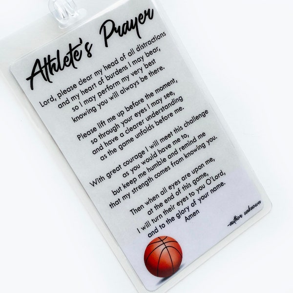 Basketball Prayer - Etsy