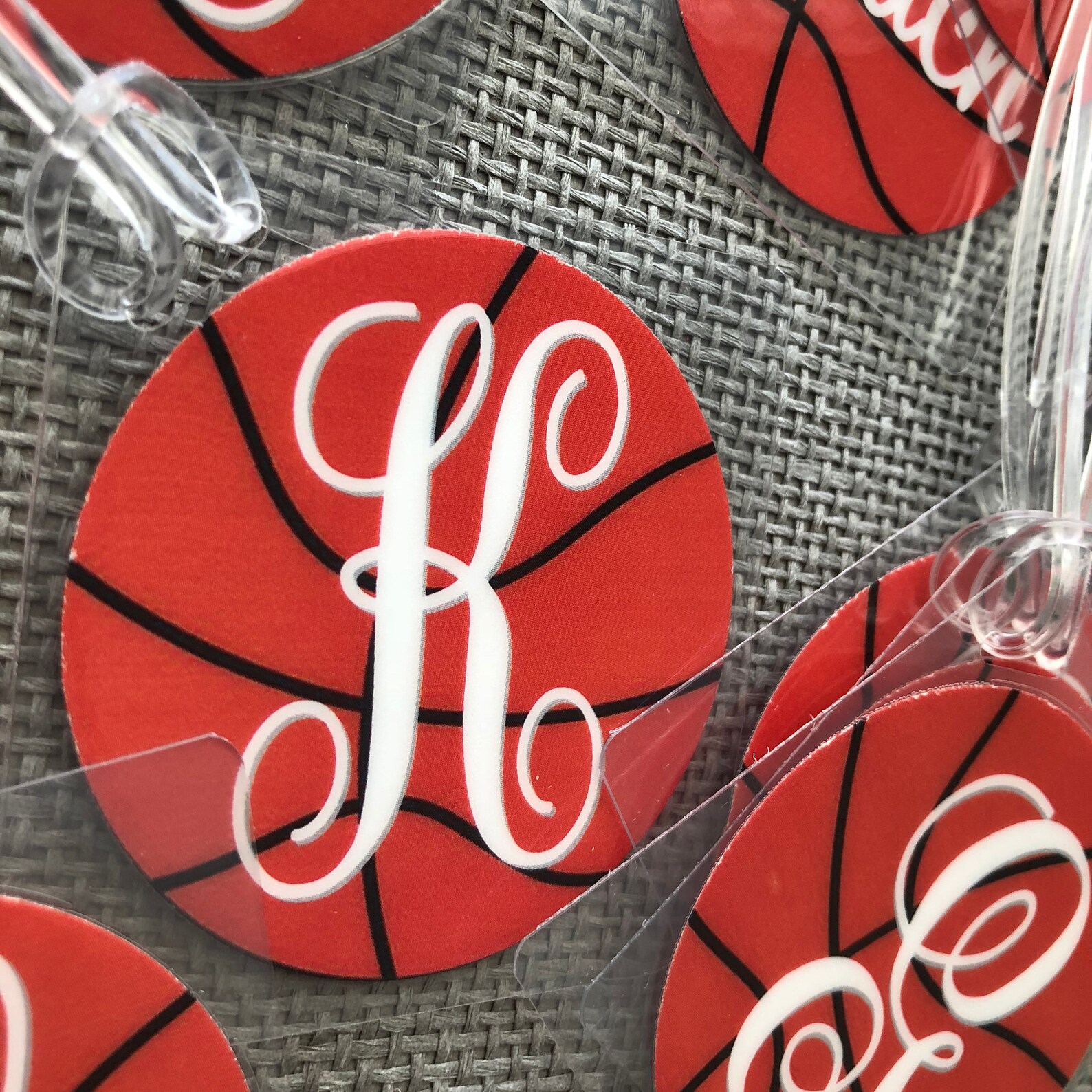 Basketball Bag Tags Basketball Gift Tags for Basketball Team - Etsy