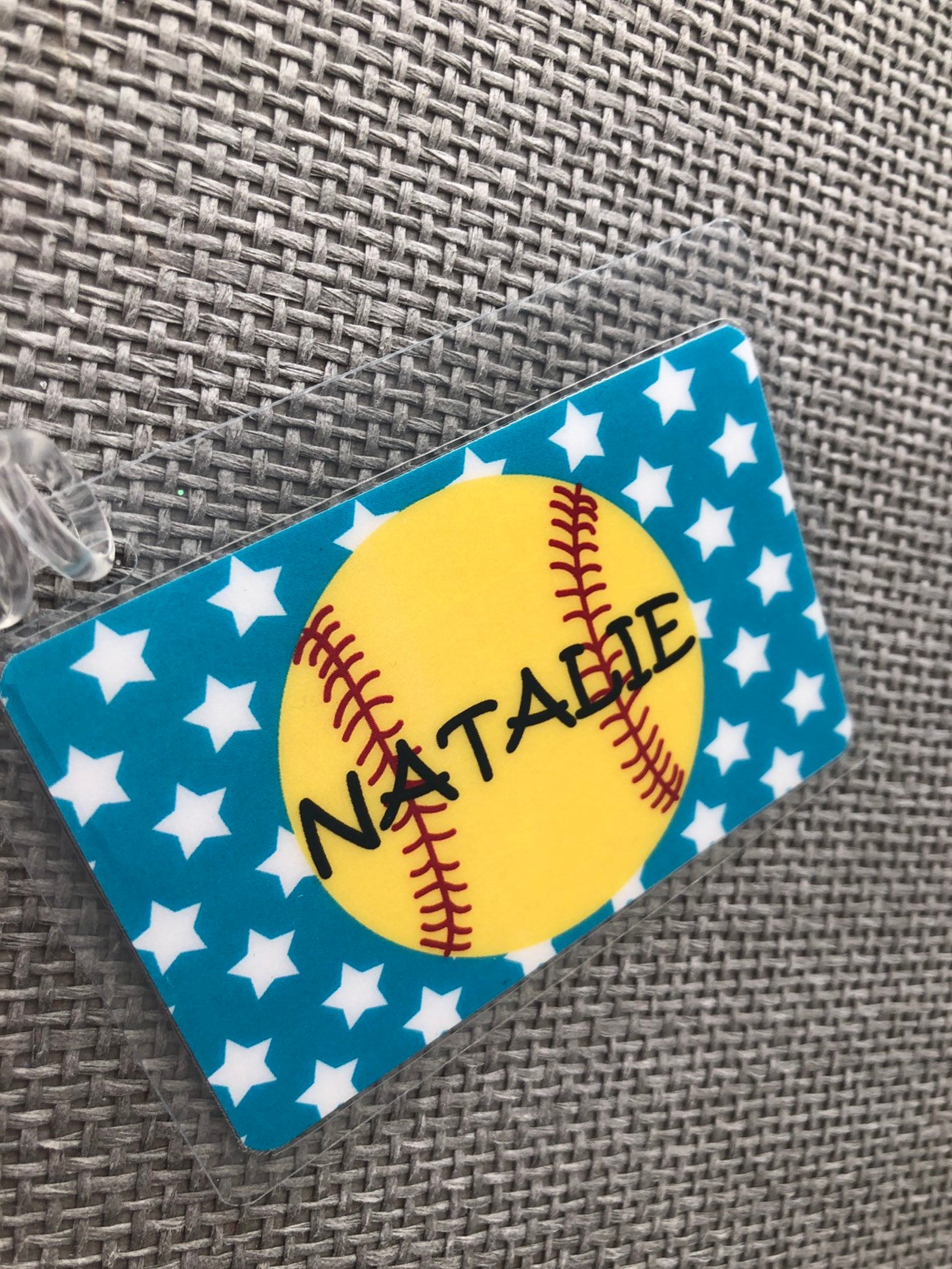 All Star Softball Bag Tag - Etsy