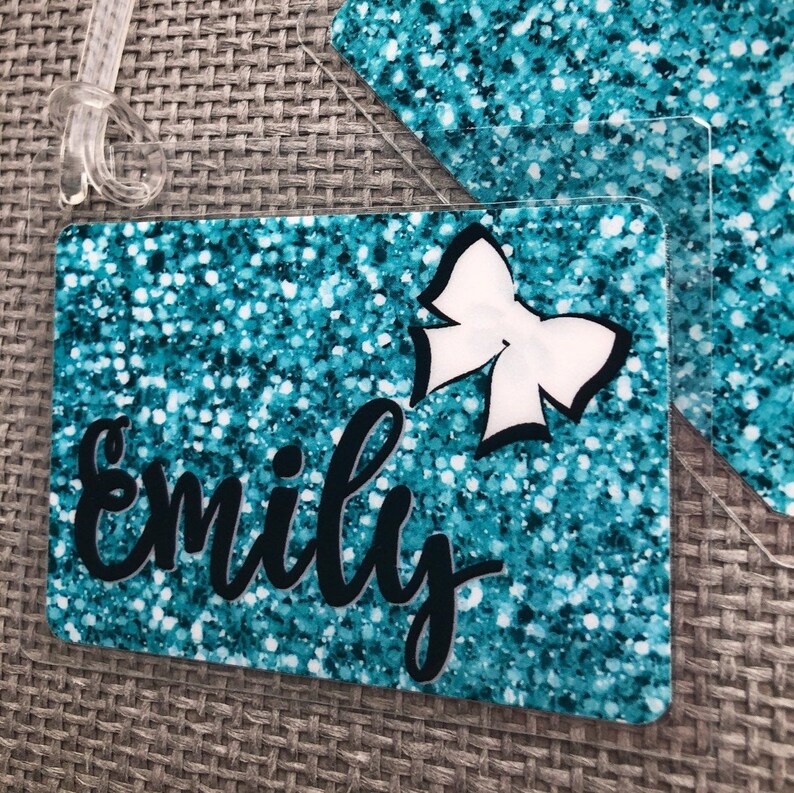 All Star Cheer Tags Competition Cheer Bag Tags Cheer Bow Bag - Etsy