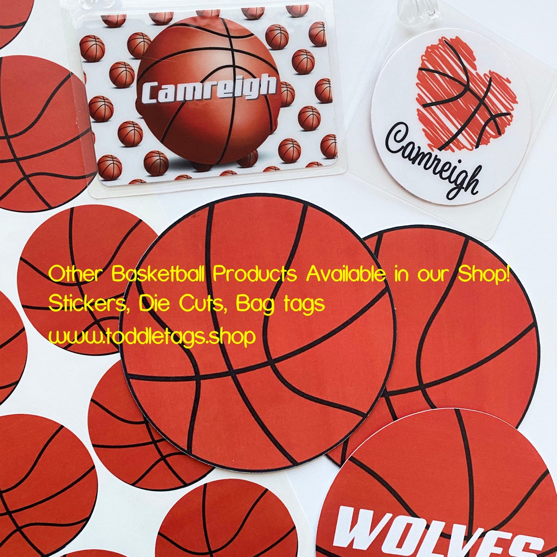 Basketball Bag Tags Basketball Gift Tags for Basketball | Etsy