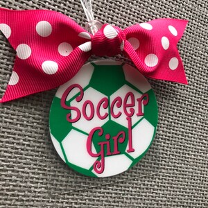 Soccer Bag Tag, Soccer Gift - Etsy