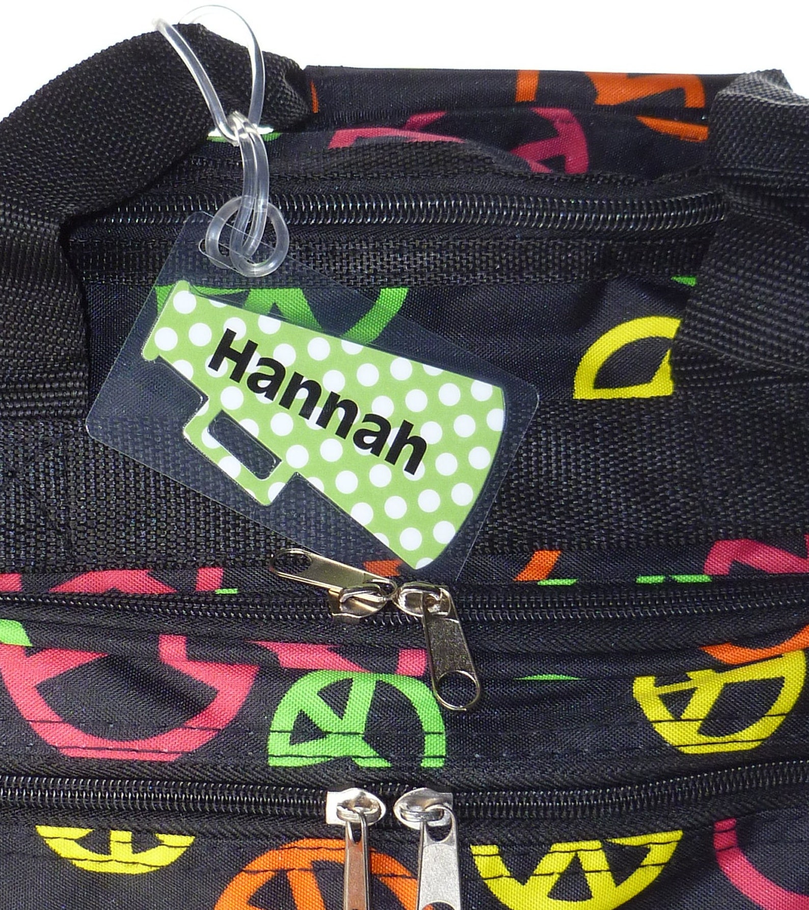 Megaphone Cheerleader Bag Tag Cheer Gift - Etsy
