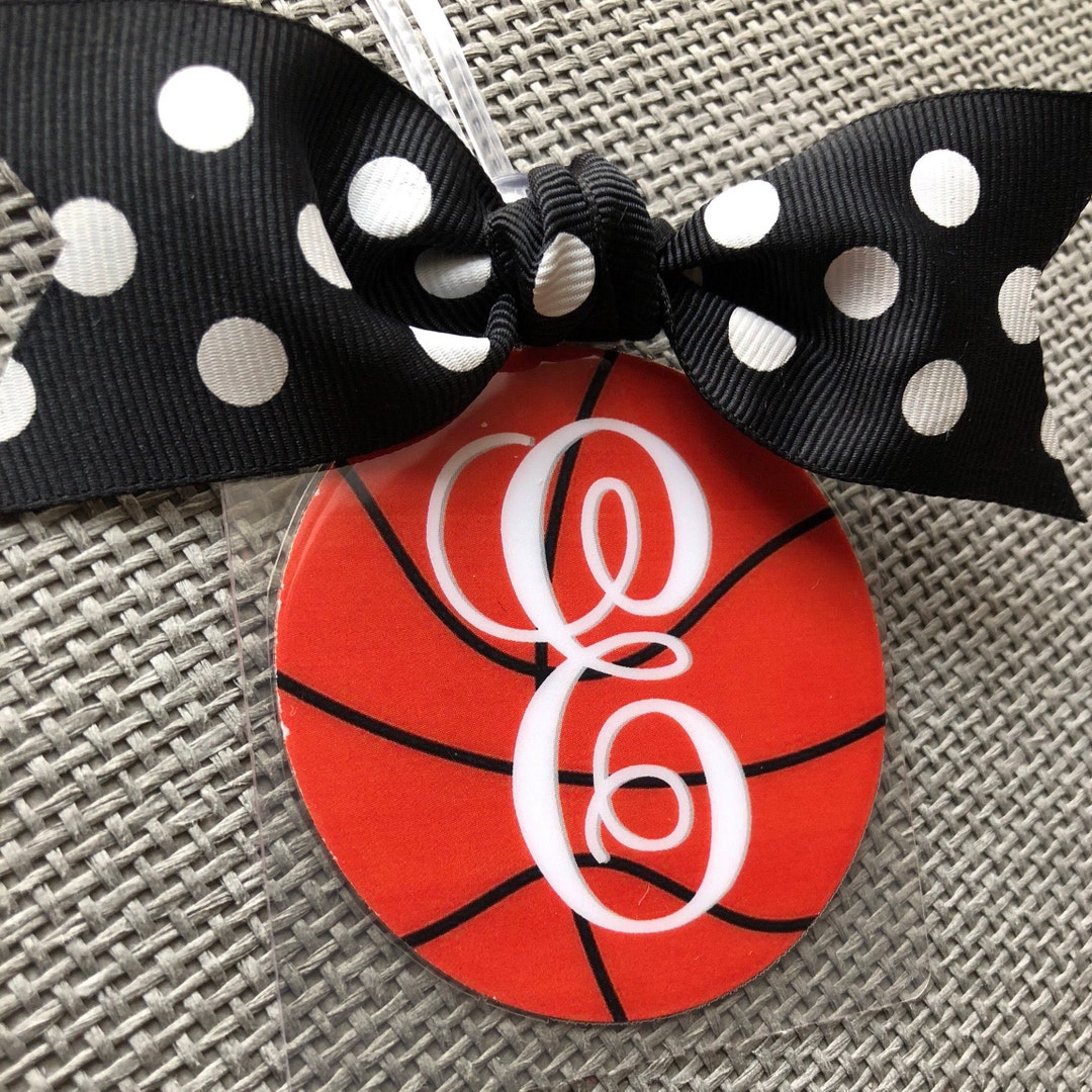 Basketball Gifts Basketball Bag Tag Basket Ball Tag Basketball Mom Gift ...
