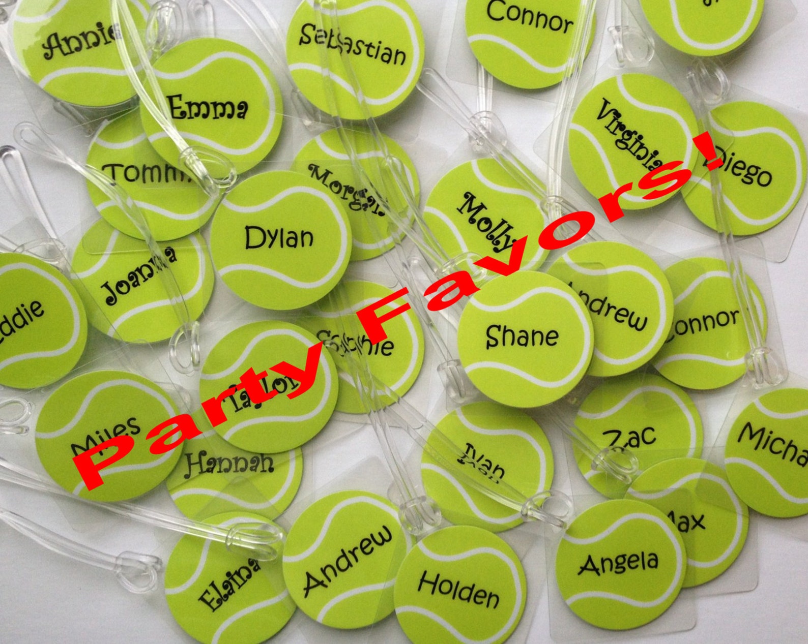 Tennis Ball Bag Tag - Etsy