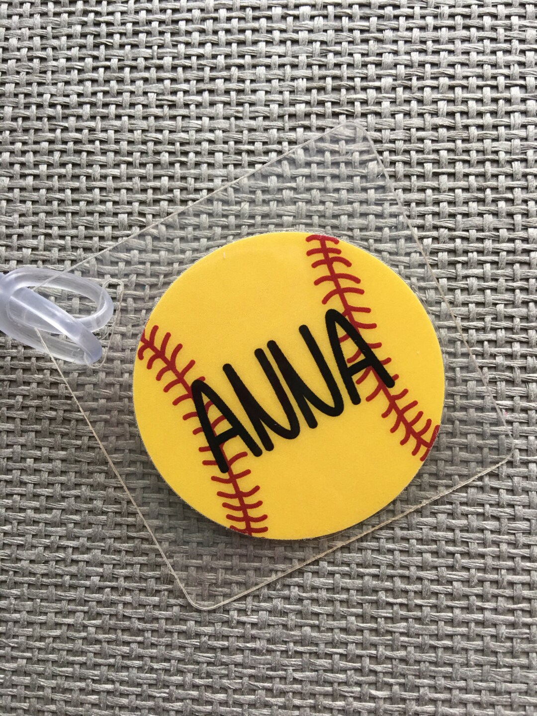 Softball Bag Tag, Softball Mom Gift, Softball Coach Gift, Softball Team ...