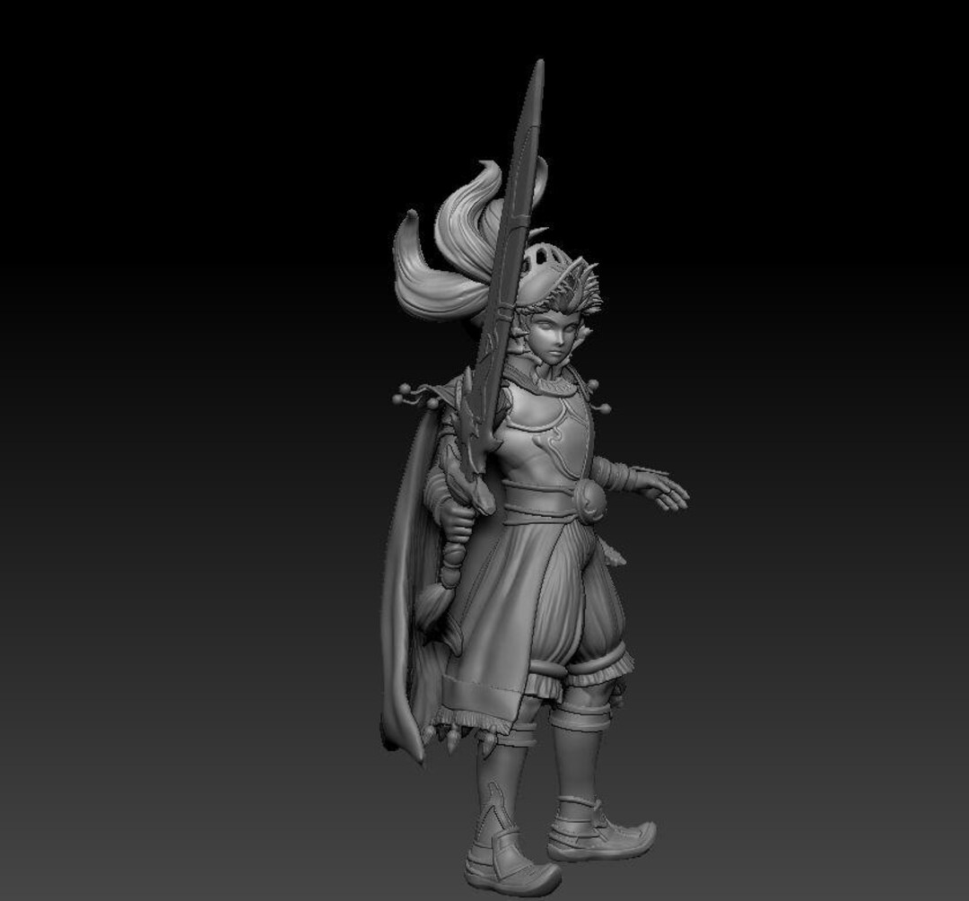 Dissidia Final Fantasy NT Onion Knight 3D Model - Etsy