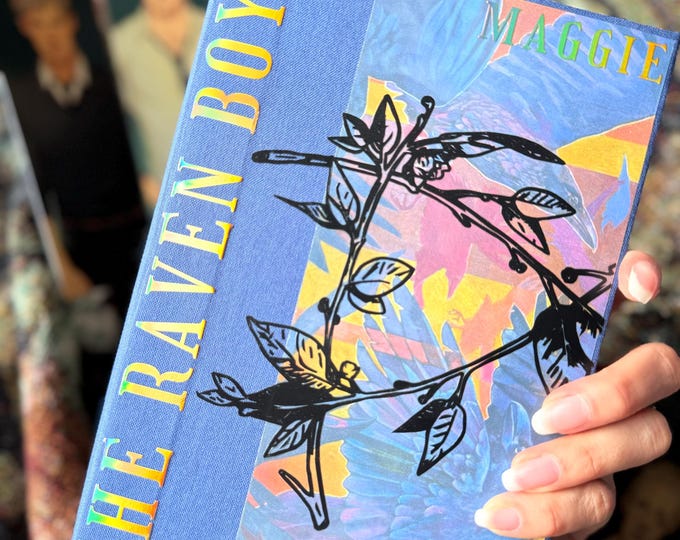 Custom Made to Order Book Binding the Raven Boys Maggie Stiefvater ...
