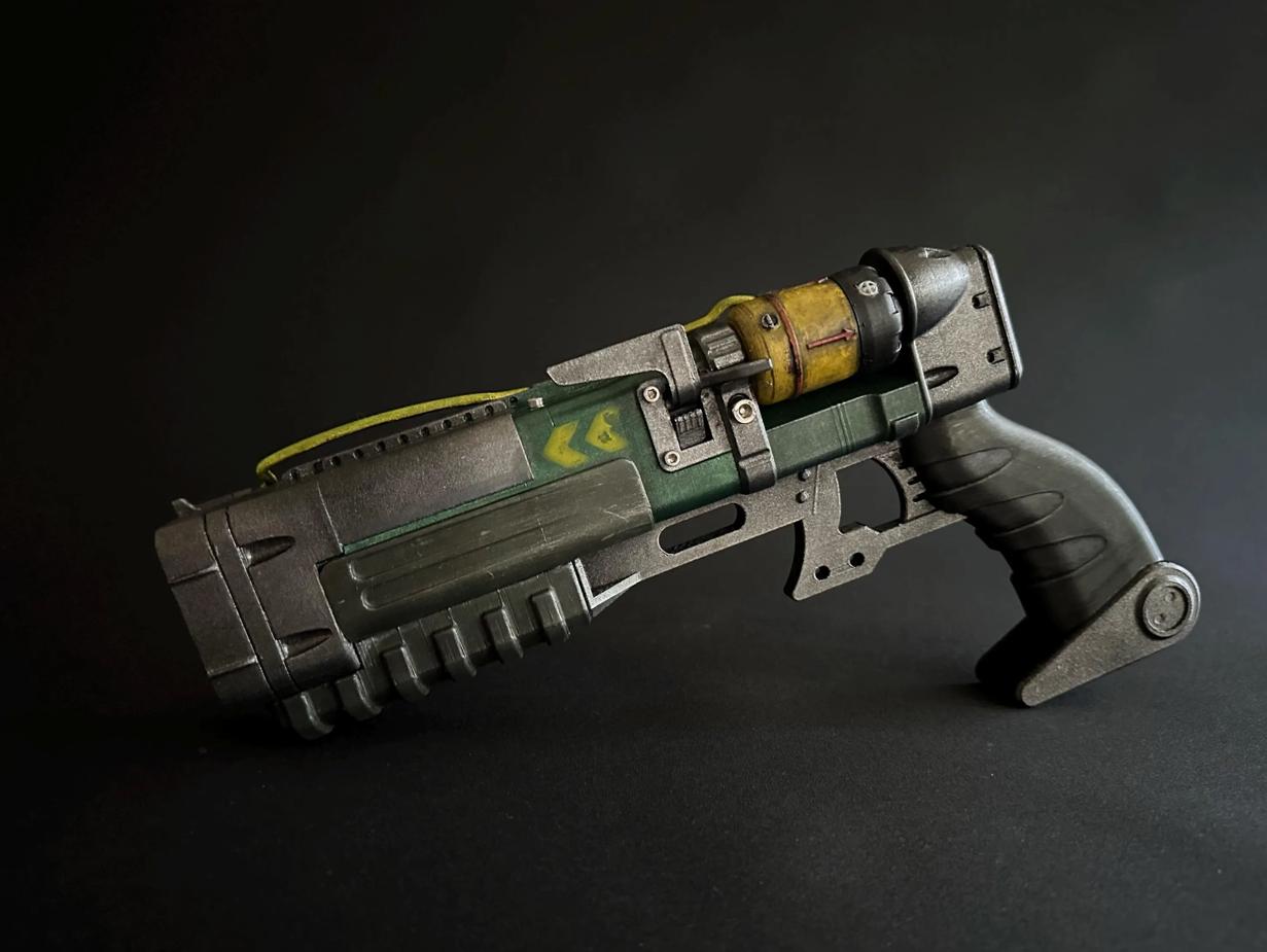 Fallout Laser Pistol, Stl File 3D Printing, Fallout Stl 3D Model Design ...