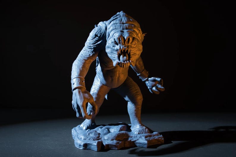 Rancor , Stl File 3D Printing, Star Wars Stl 3D Model Design, Statue ...