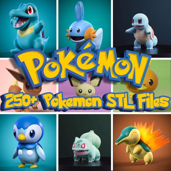Pokemons Stl Files - Etsy