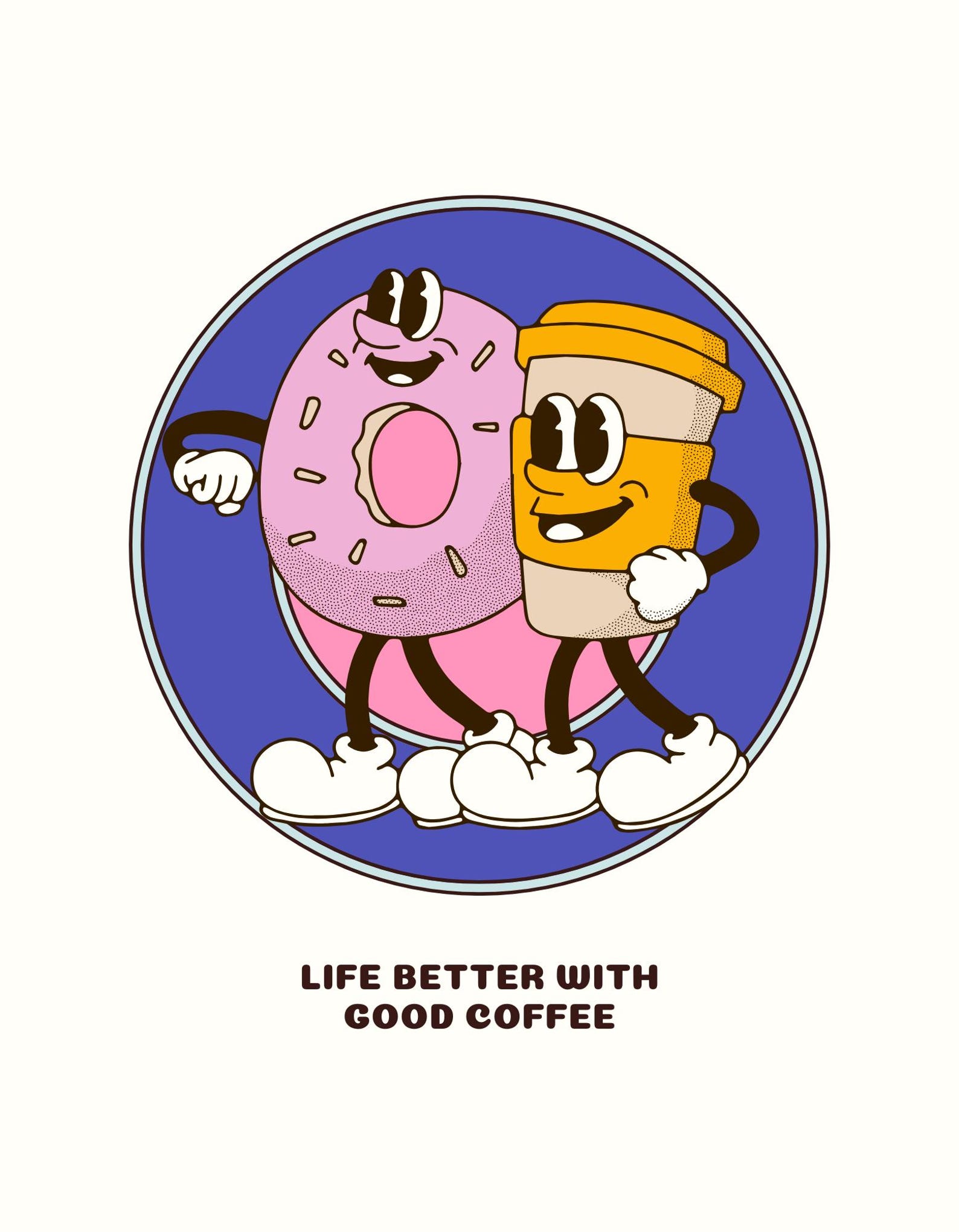 Donut and Coffee: the Perfect Pair - Etsy