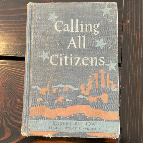 1948 Vintage Book Calling All Citizens by Robert Rienow | Etsy