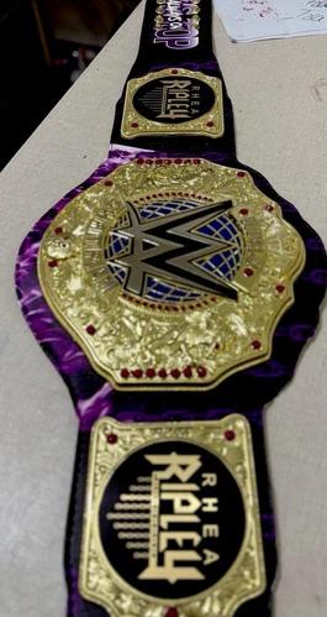 Rhea Ripley Custom World Heavyweight Championship Title Wrestling Belt ...