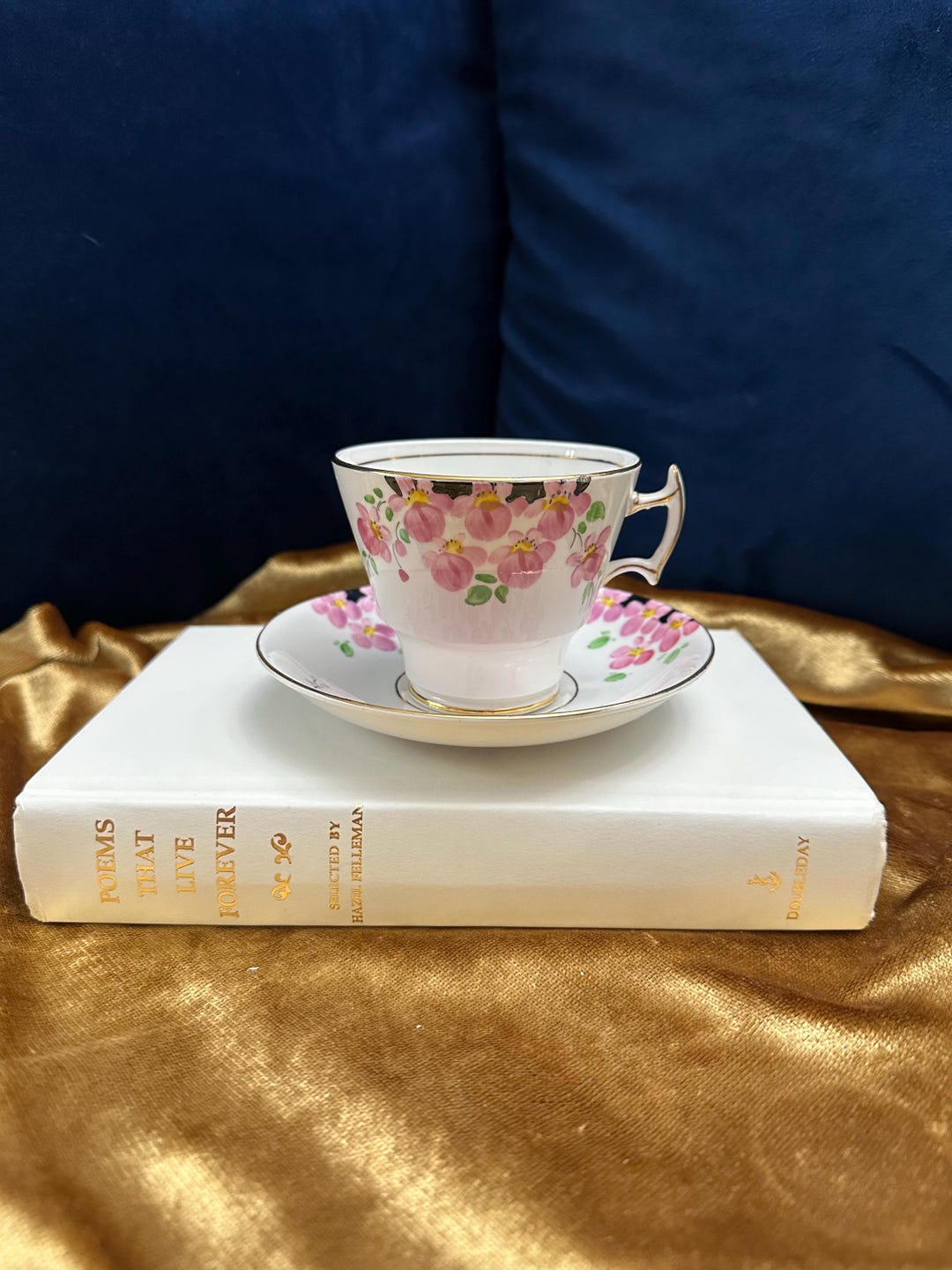 Art-deco Era Phoenix Bone China 636 Hand-decorated Cup and Saucer Set ...