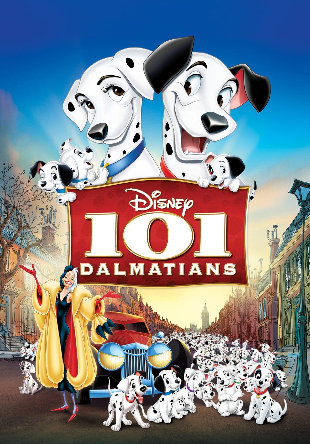 101 Dalmations Classic Disney Movie Reproduction Poster V2 - Etsy