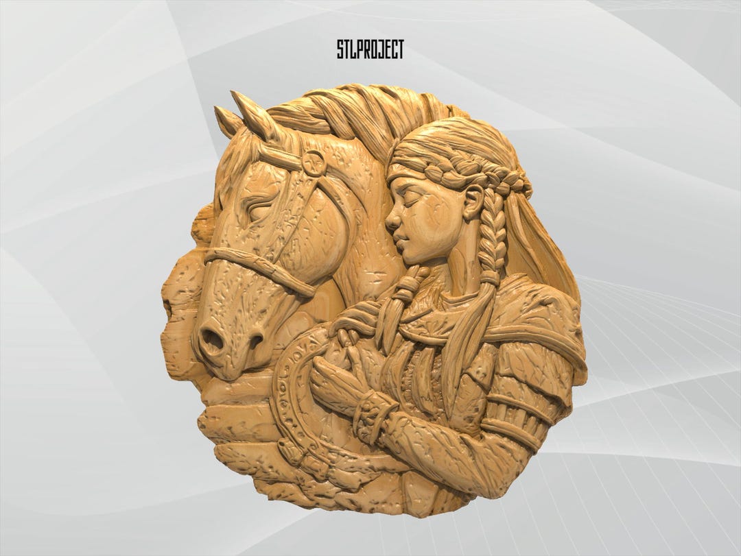 Native American STL for CNC | CNC Router | 3D Print | Wood Carving ...