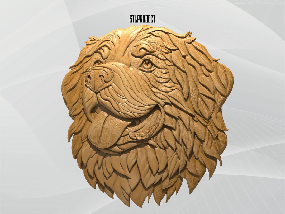 Bernese Mountain STL for CNC | CNC Router | 3D Print | Wood Carving ...