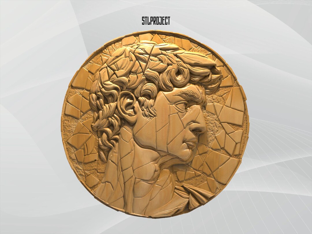 Statue of David STL for CNC | CNC Router | 3D Print | Wood Carving ...