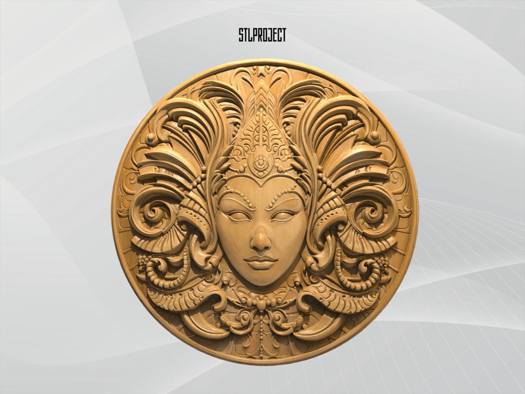 Venetian STL for CNC CNC Router 3D Print Wood Carving Depth Map ...